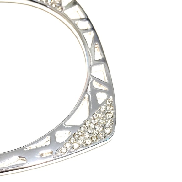 Kenneth Cole | Jewelry | Nwt Kenneth Cole New York Silver Square ...